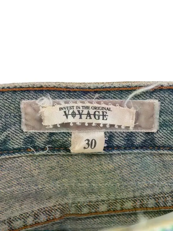 VOYAGE ET CIE Customized Flared Jeans