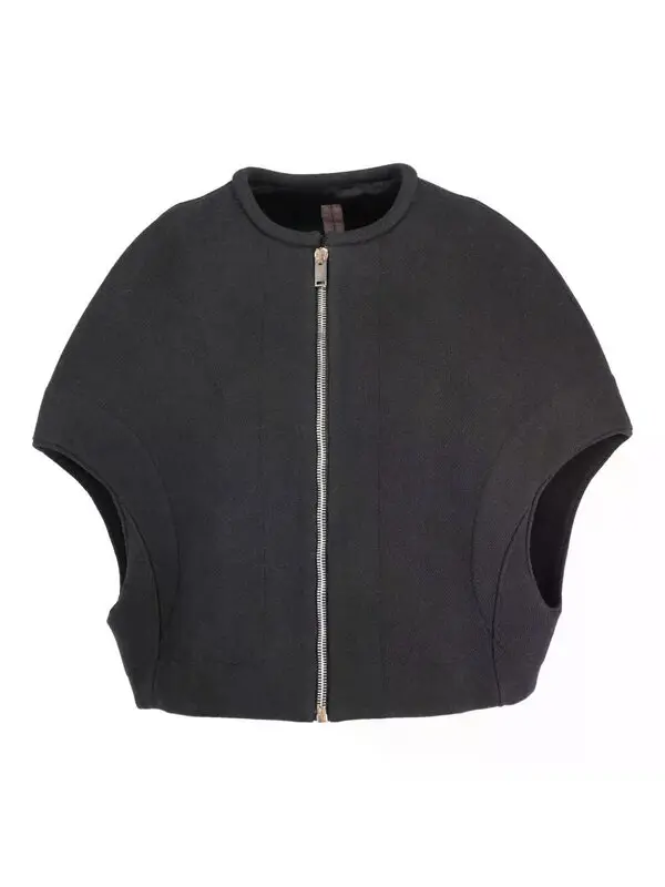 Rick Owens Cropped Sleeveless Jacket