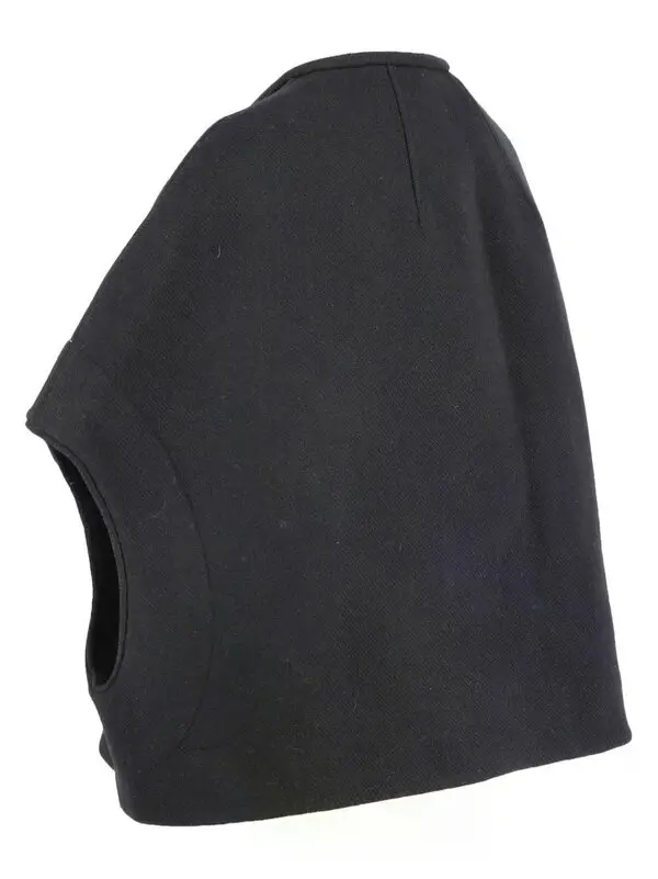 Rick Owens Cropped Sleeveless Jacket