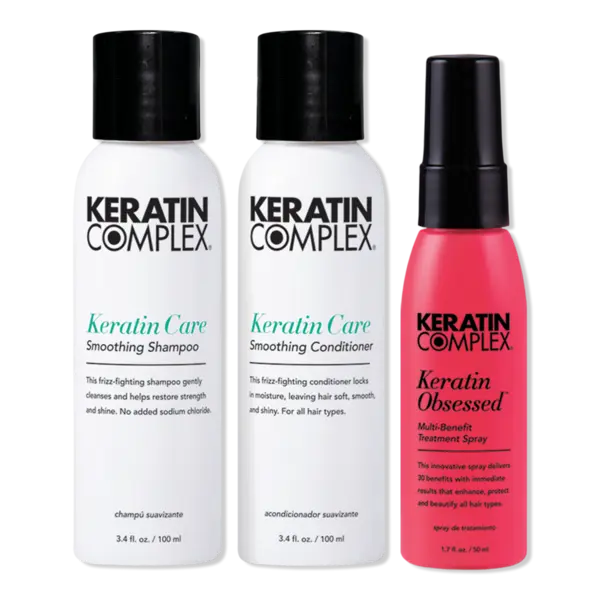 KERATIN COMPLEX Frizz-fighting Healthy Hair Trio Kit - One-color
