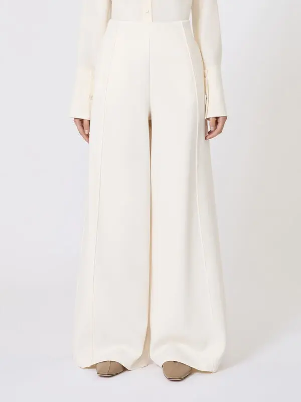 Max Mara Scuba Jersey Trousers - Ivory
