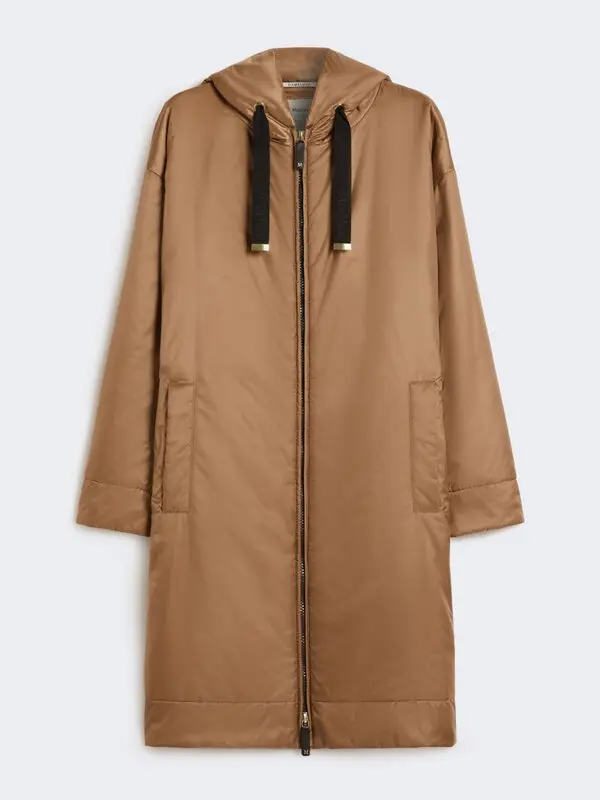 Max Mara Water-repellent Canvas Padded Parka - Camel