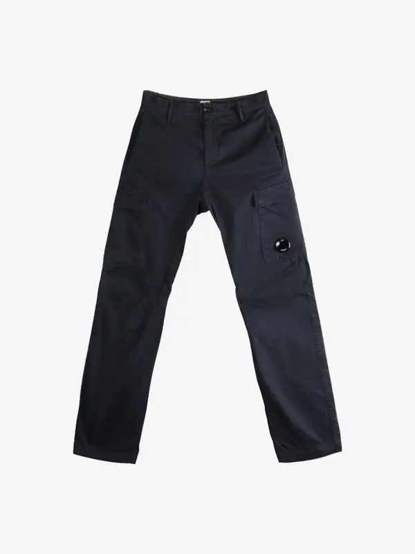 C.P. COMPANY Satin Cargo Pants - Total Eclipse