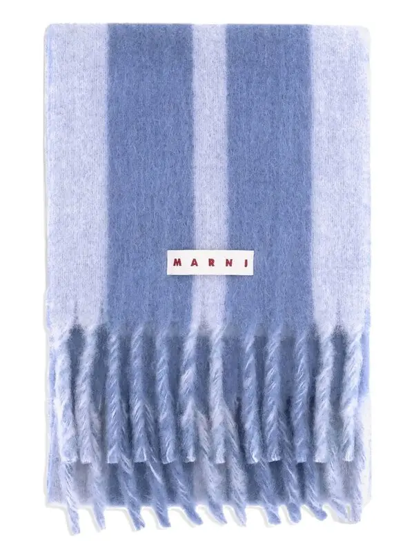 Marni Maxi Logo Scarf - Glass