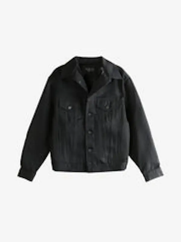 Balenciaga Standing Collar Jacket - Black