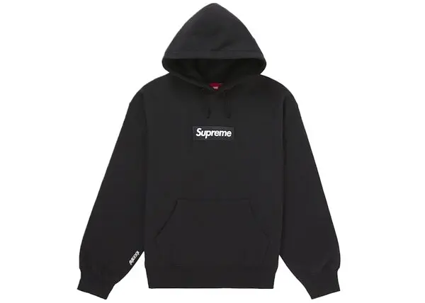 Supreme Box Logo Hooded Sweatshirt Fw25 - Black