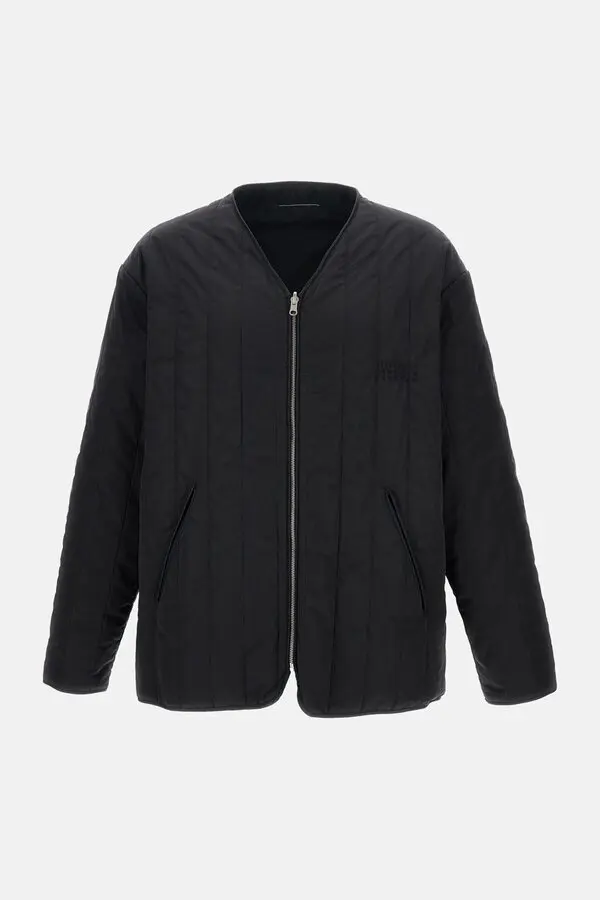 MAISON MARGIELA Reversible Quilted Padded Jacket - Black