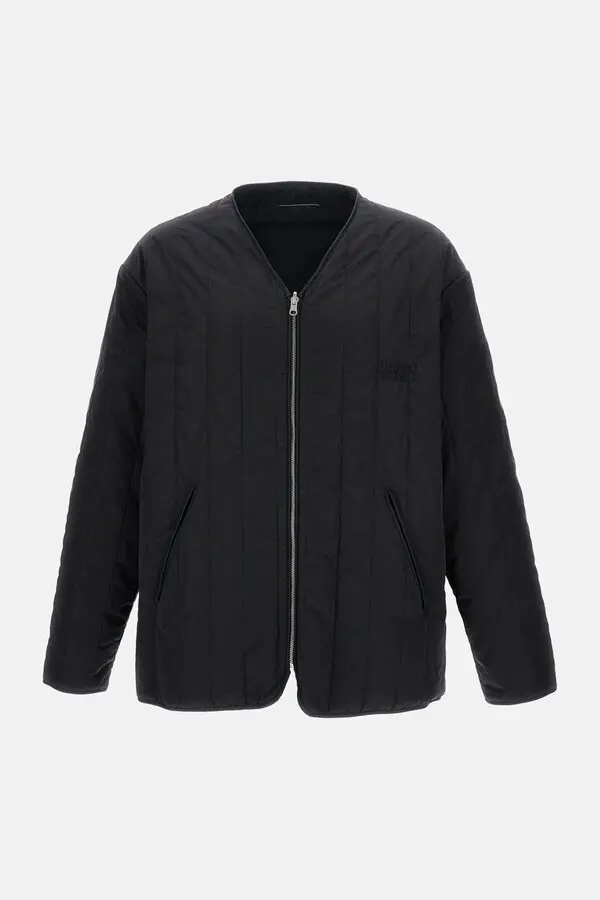 MAISON MARGIELA Reversible Quilted Padded Jacket - Black