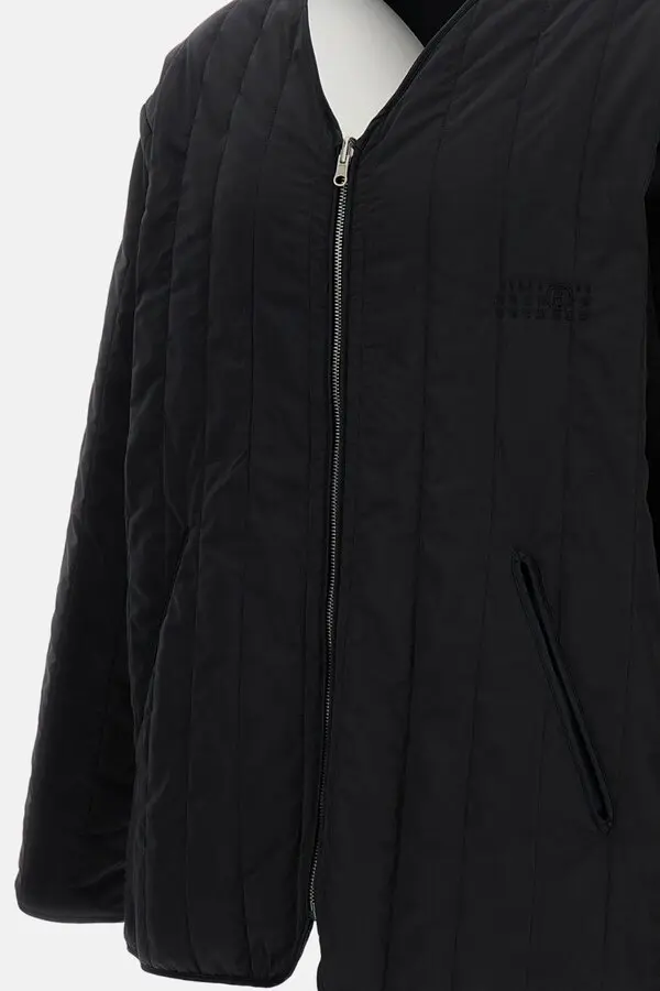 MAISON MARGIELA Reversible Quilted Padded Jacket - Black