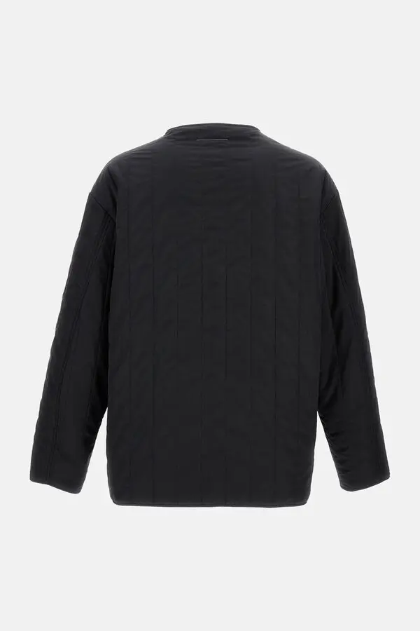 MAISON MARGIELA Reversible Quilted Padded Jacket - Nero