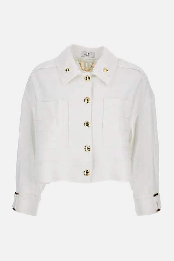 Elisabetta Franchi Button Detailed Jacket