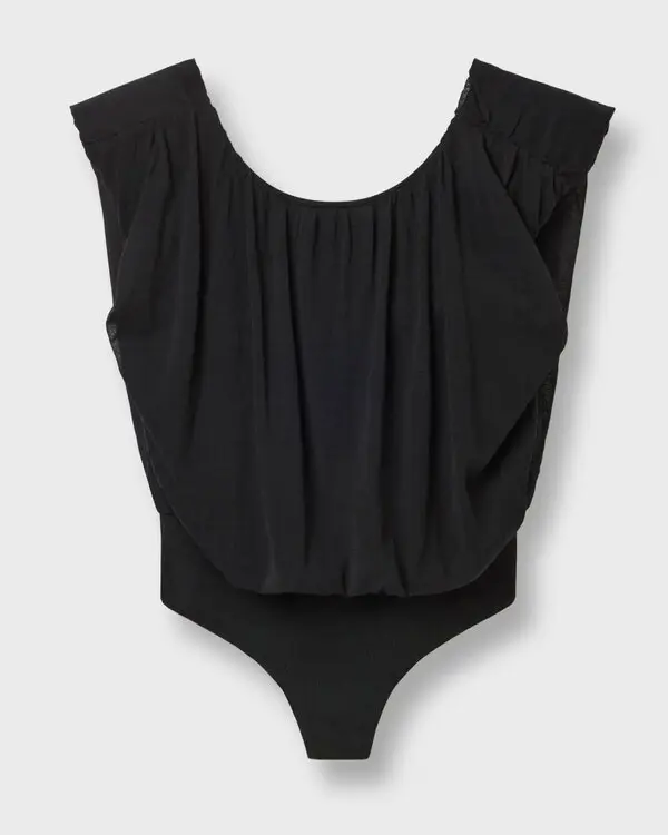 HOUSE OF DAGMAR Draped Knit Top