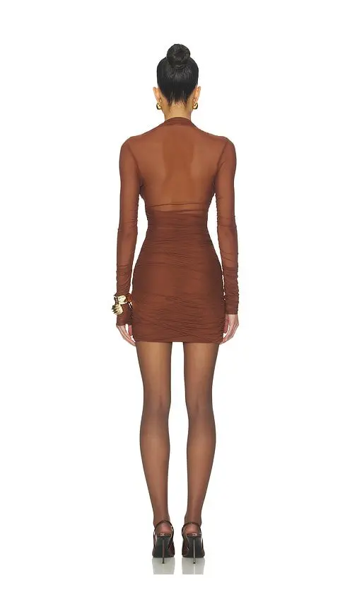 SEROYA Moxey Dress - Brown