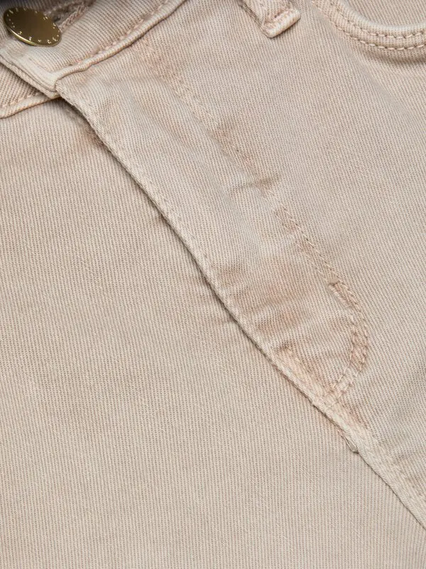 L'Agence Kendra Cropped Flare Jean - Biscuit