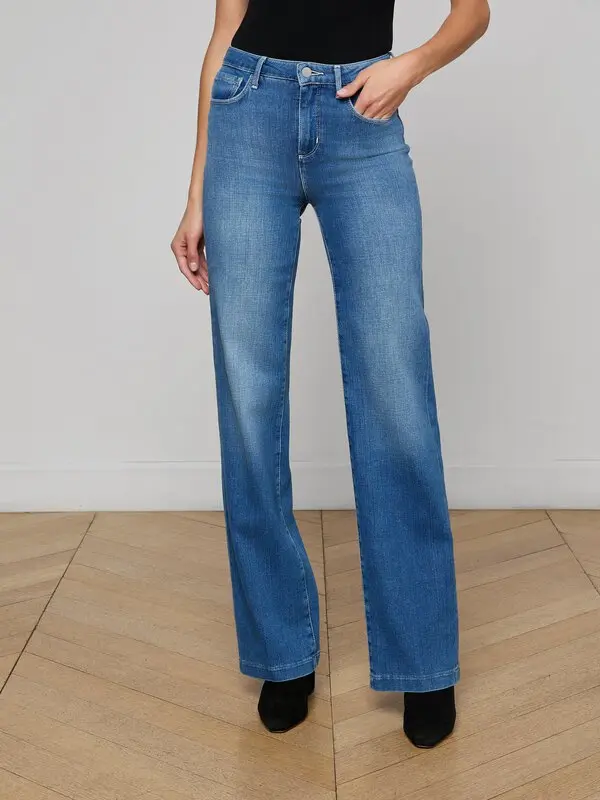 L'Agence Clayton Wide-leg Jean
