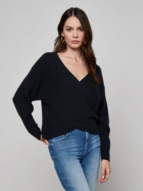 L'Agence Antonella Crossover Sweater
