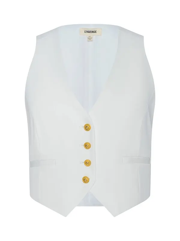 L'Agence Jianna Cropped Vest