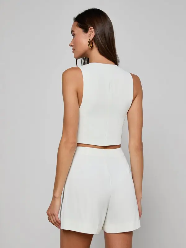 L'Agence Jianna Cropped Vest