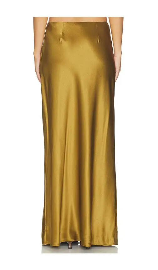 SRG Marion Silk Skirt - Olive