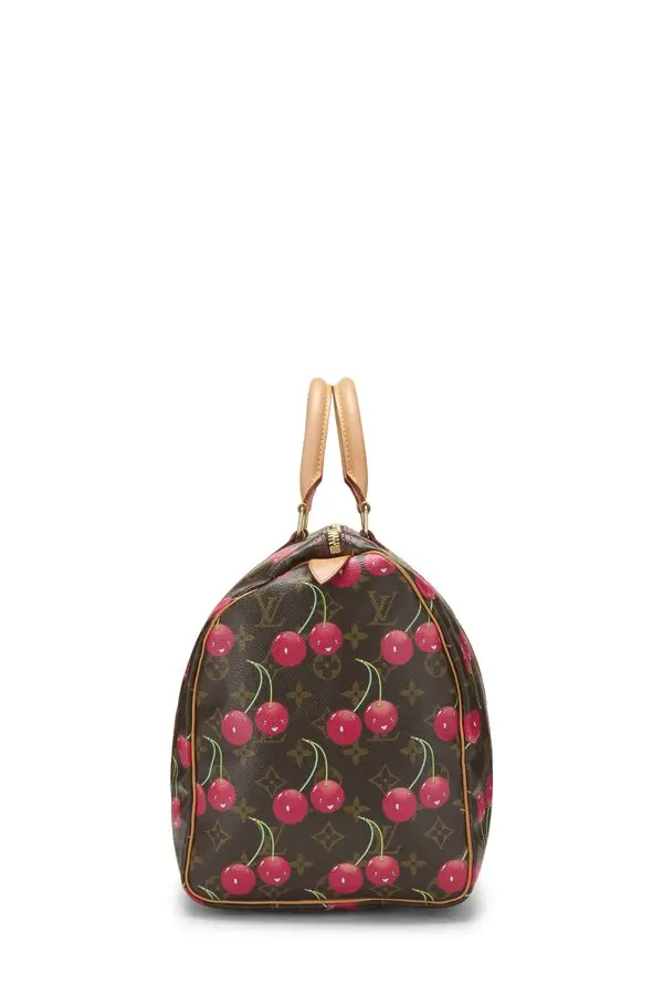 LOUIS VUITTON Takashi Murakami Monogram Cerises Keepall 45