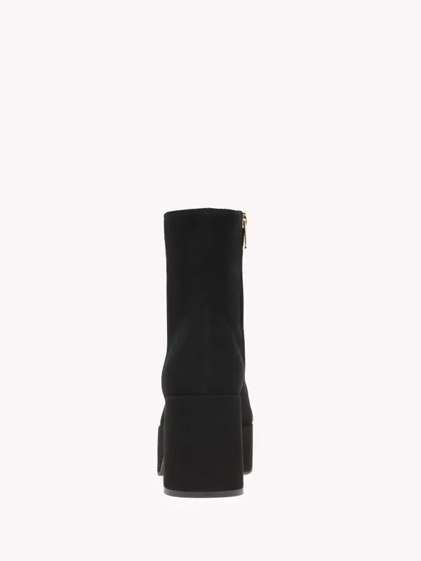 GIANVITO ROSSI Sally Suede Booties - Black - Suede