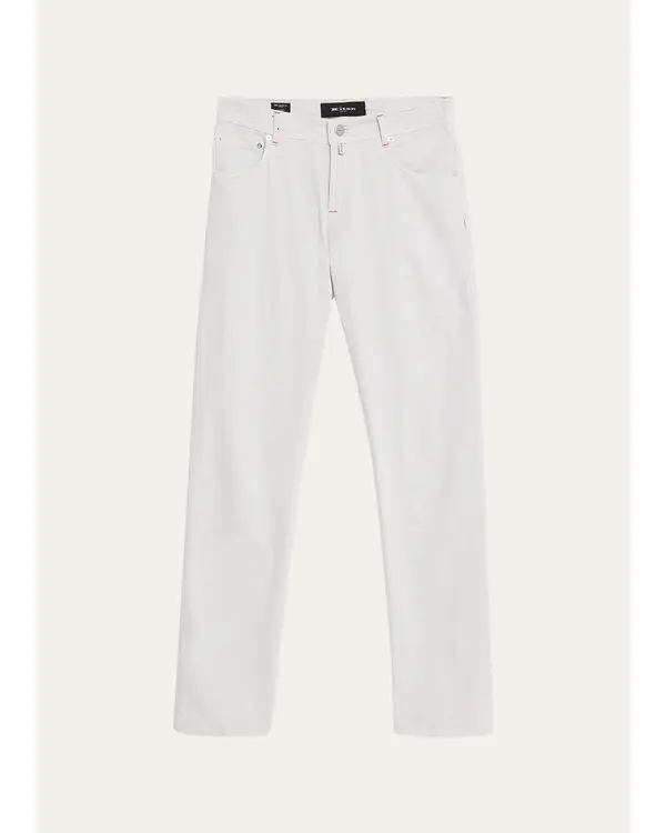 Kiton Kurabo Slim Stretch Five-pocket Pants - Gray