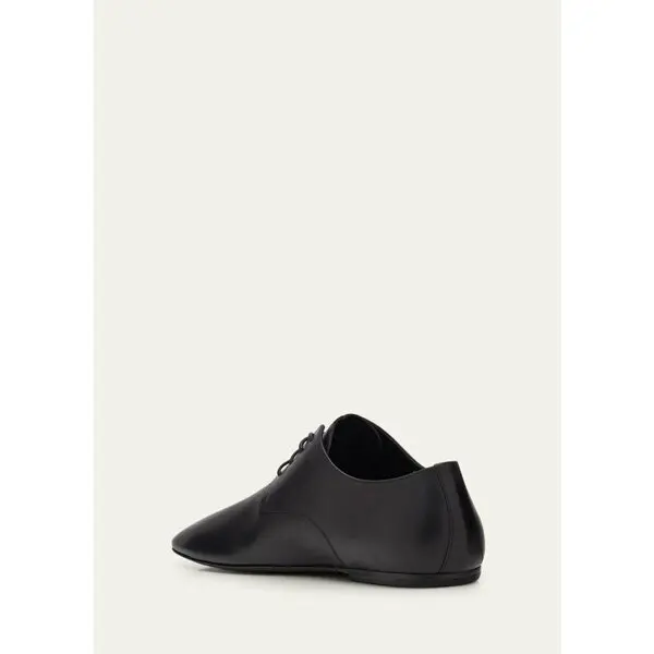 Dries Van Noten Leather Oxford Shoes - Black