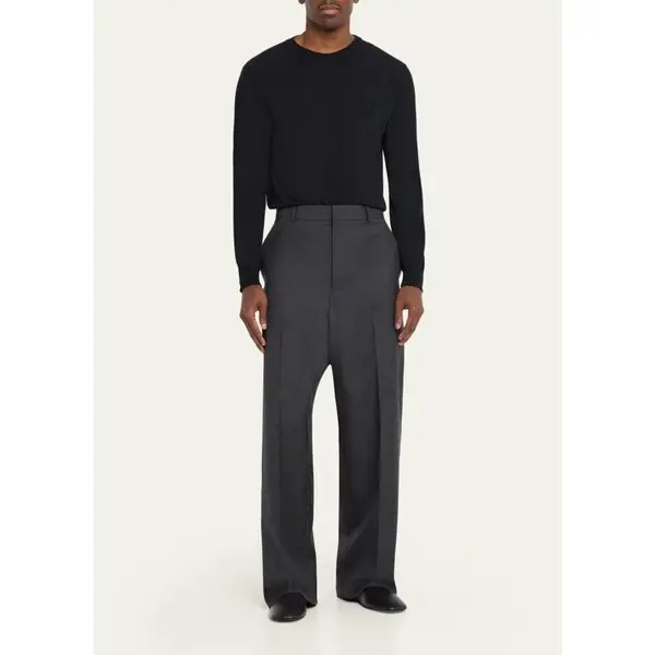 Dries Van Noten Leather Oxford Shoes - Black