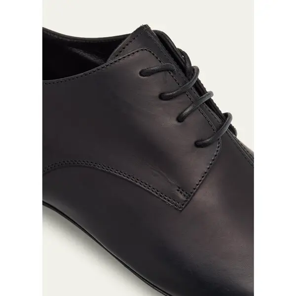 Dries Van Noten Leather Oxford Shoes - Black
