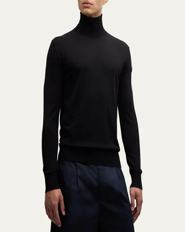 Moncler Solid Turtleneck Sweater