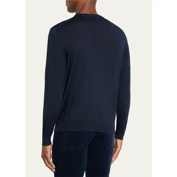 Kiton 14 Micron Wool Crewneck Sweater