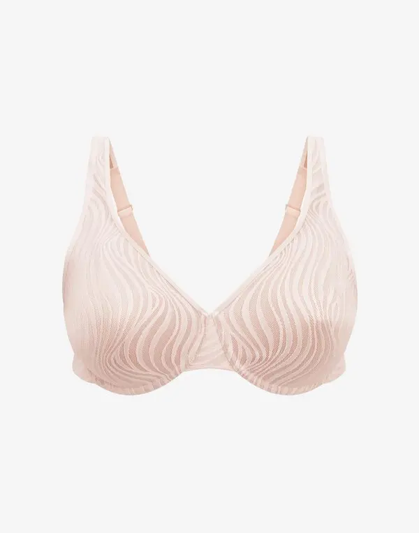 THIRDLOVE 24/7® Classic Unlined Lace Minimizer Bra - Soft Pink