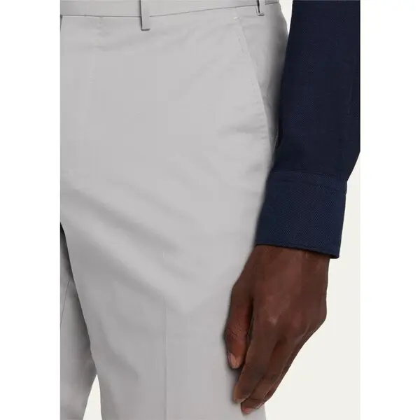 Zegna Cotton-stretch Modern Fit Trousers