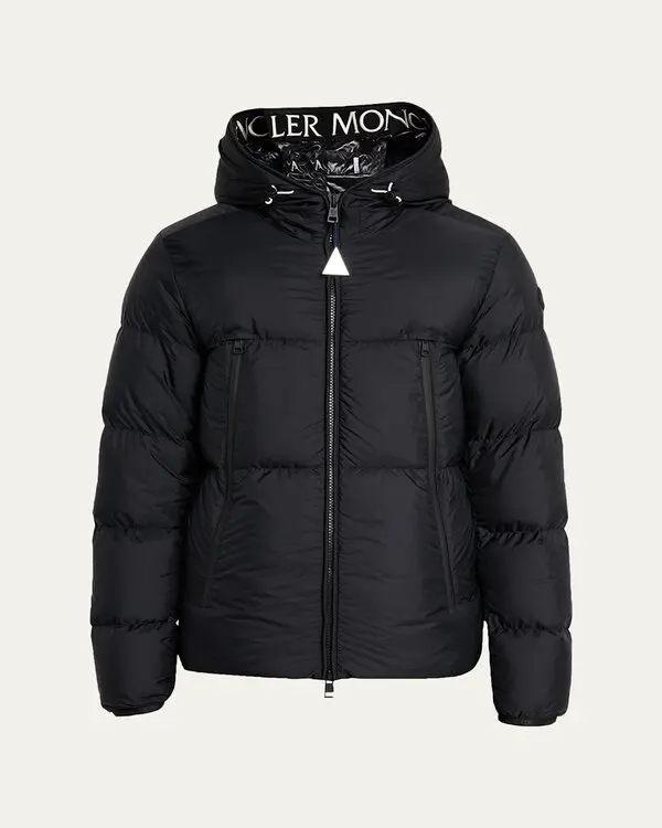 Moncler Montcla Hooded Short Down Jacket - Black