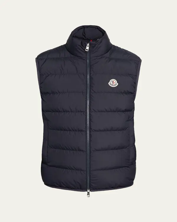 Moncler Contrin Puffer Vest - Navy
