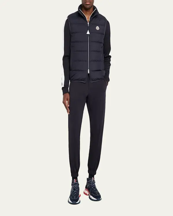 Moncler Contrin Puffer Vest - Navy
