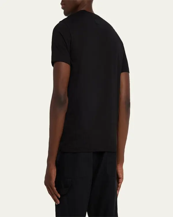 Moncler Glossy Logo Crewneck T-shirt