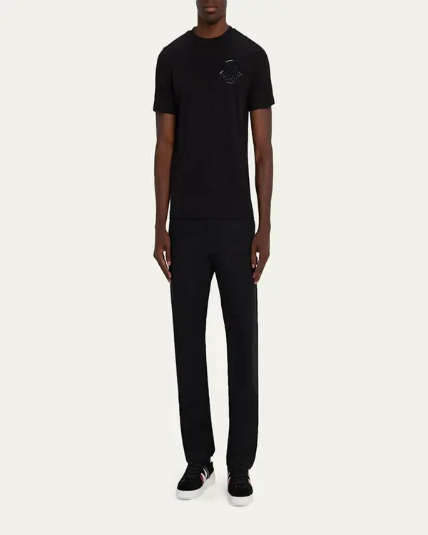 Moncler Glossy Logo Crewneck T-shirt