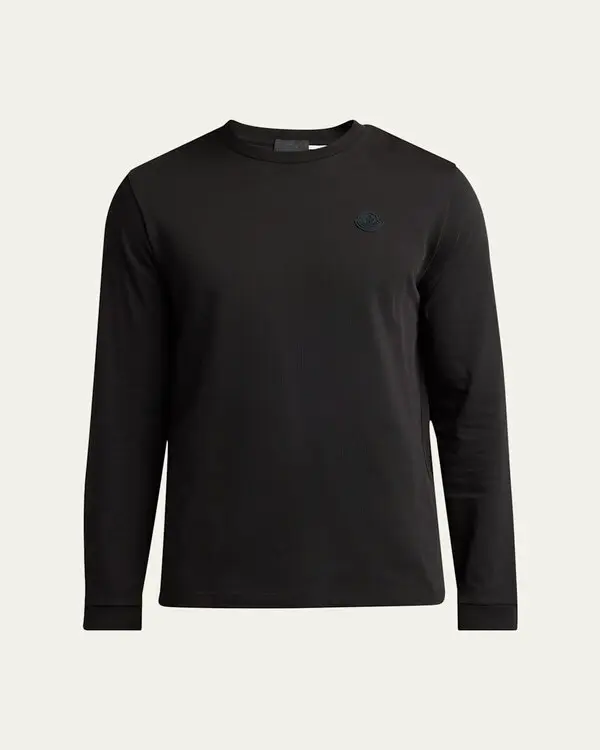 Moncler Cotton Graffiti Logo Long-sleeve T-shirt