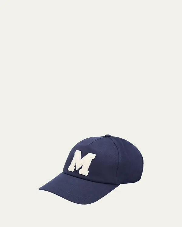 Moncler Cotton Baseball Cap - Blue Night