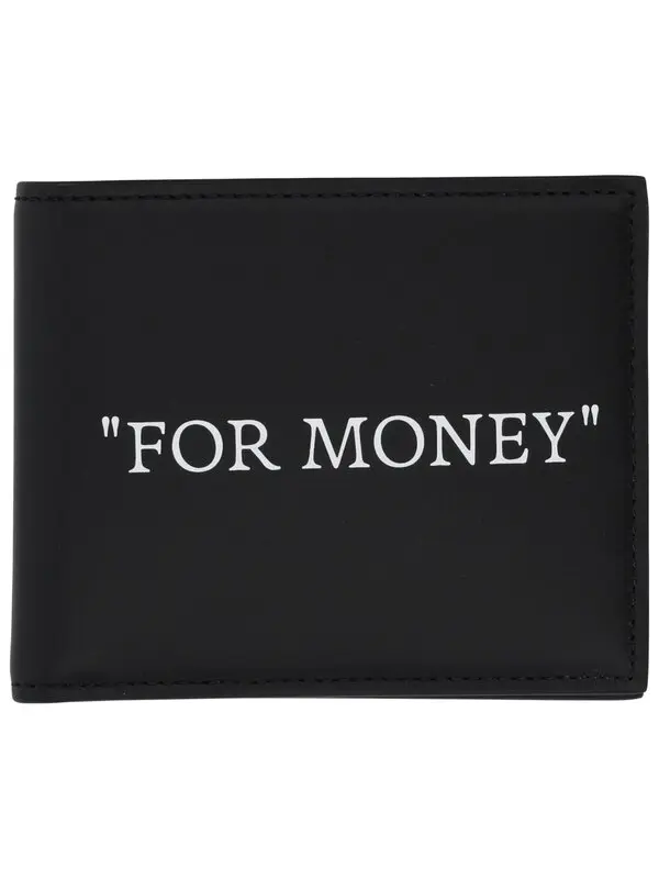 Off-White Leather Wallet - Black