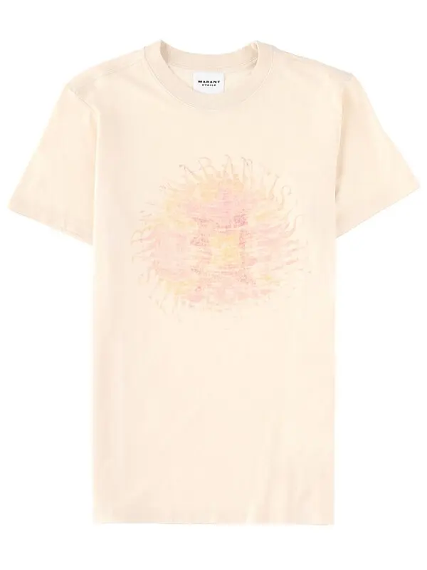 MARANT ETOILE Zoeline T-shirt - Powder