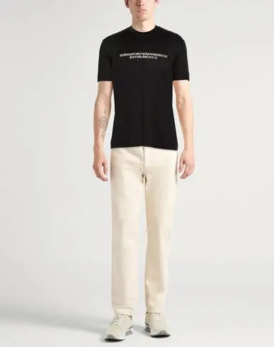 Emporio Armani T-shirt Size Lyocell, Cotton - Black