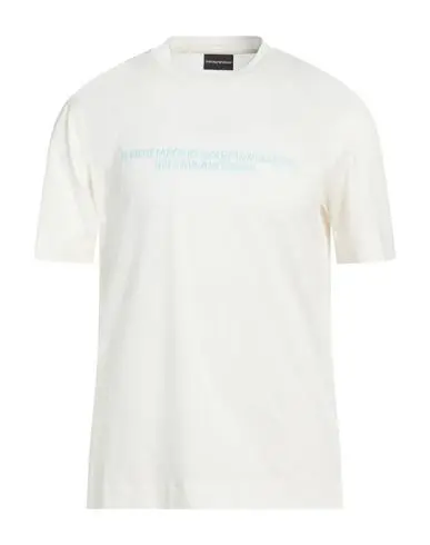 Emporio Armani T-shirt Size Lyocell, Cotton - Ivory