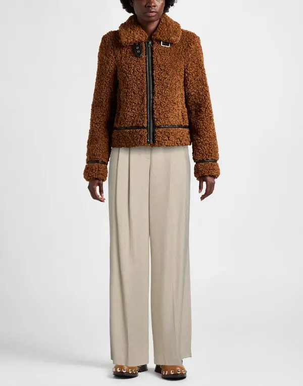 DRUMOHR Wide-leg Wool-viscose Pants