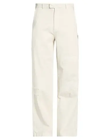 Amiri Cotton Gabardine Distressed Straight Leg Pants