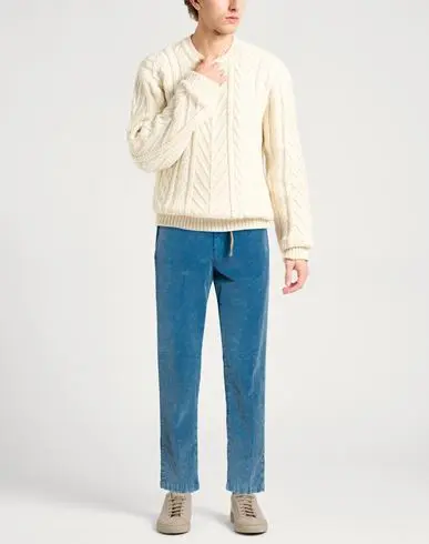 WHITE SAND Straight Leg Corduroy Pants