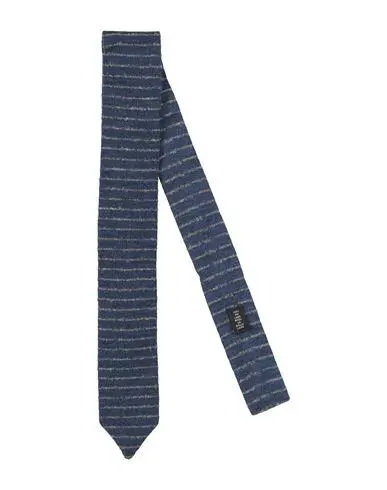 DRUMOHR Striped Wool Necktie - Navy