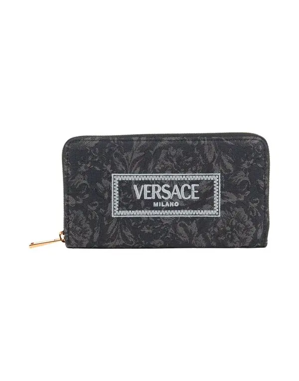 Versace Wallet Textile Fibers