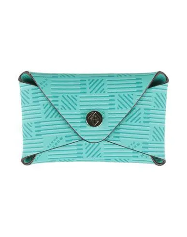 MOREAU PARIS Coin Purse Turquoise Calfskin - Blue